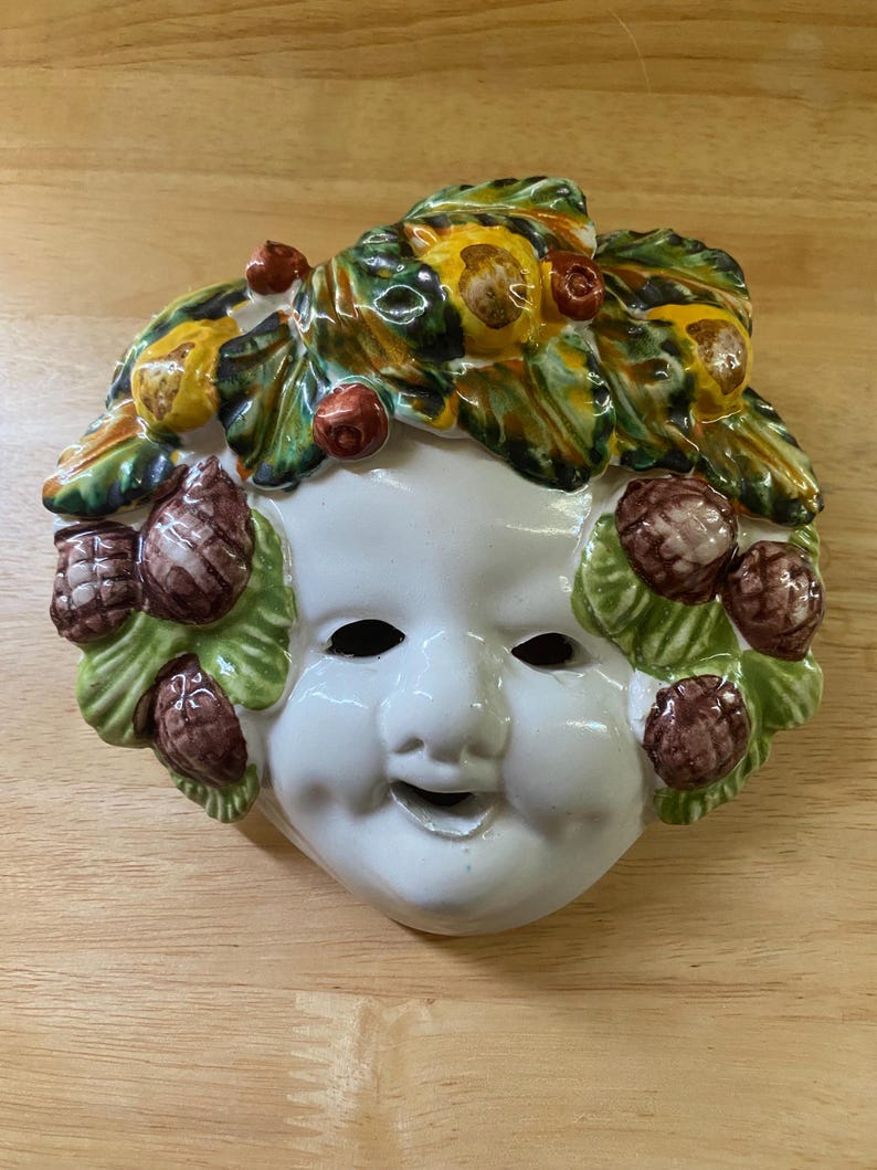 Italian Four Seasons Masks | Made in Italy | Ceramiche Artistiche Katia ...