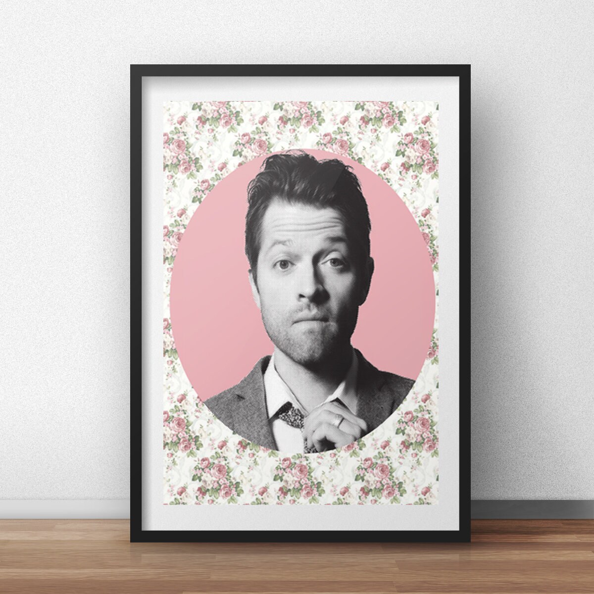 Misha Collins Supernatural Castiel Art Print Poster - Etsy