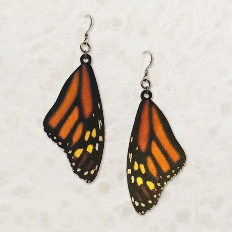 Monarch Butterfly Earrings - Etsy