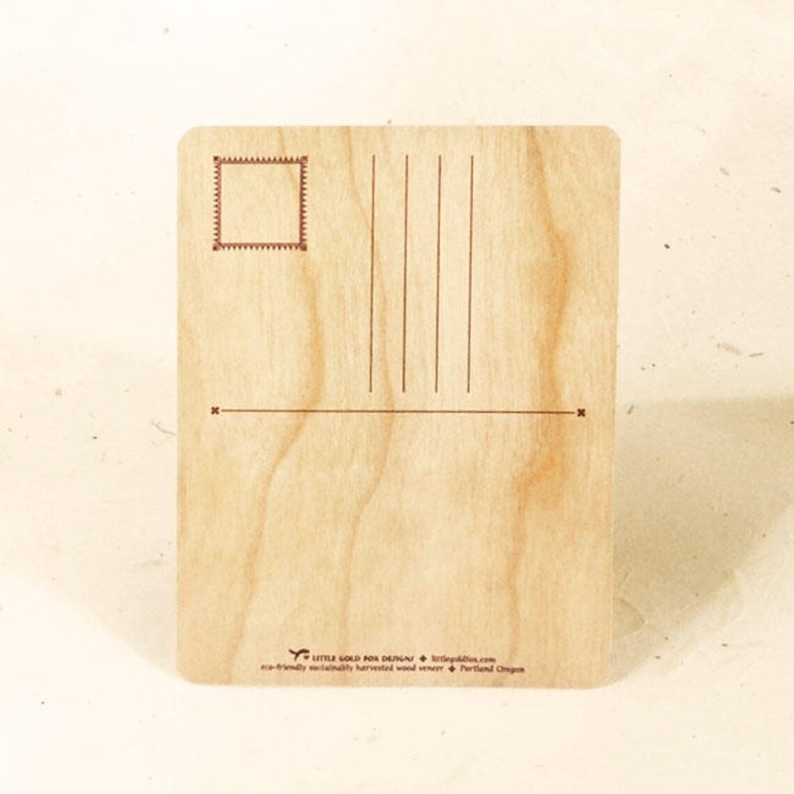 Portland Rainbow Bridge Sustainable Wood Postcard - Etsy