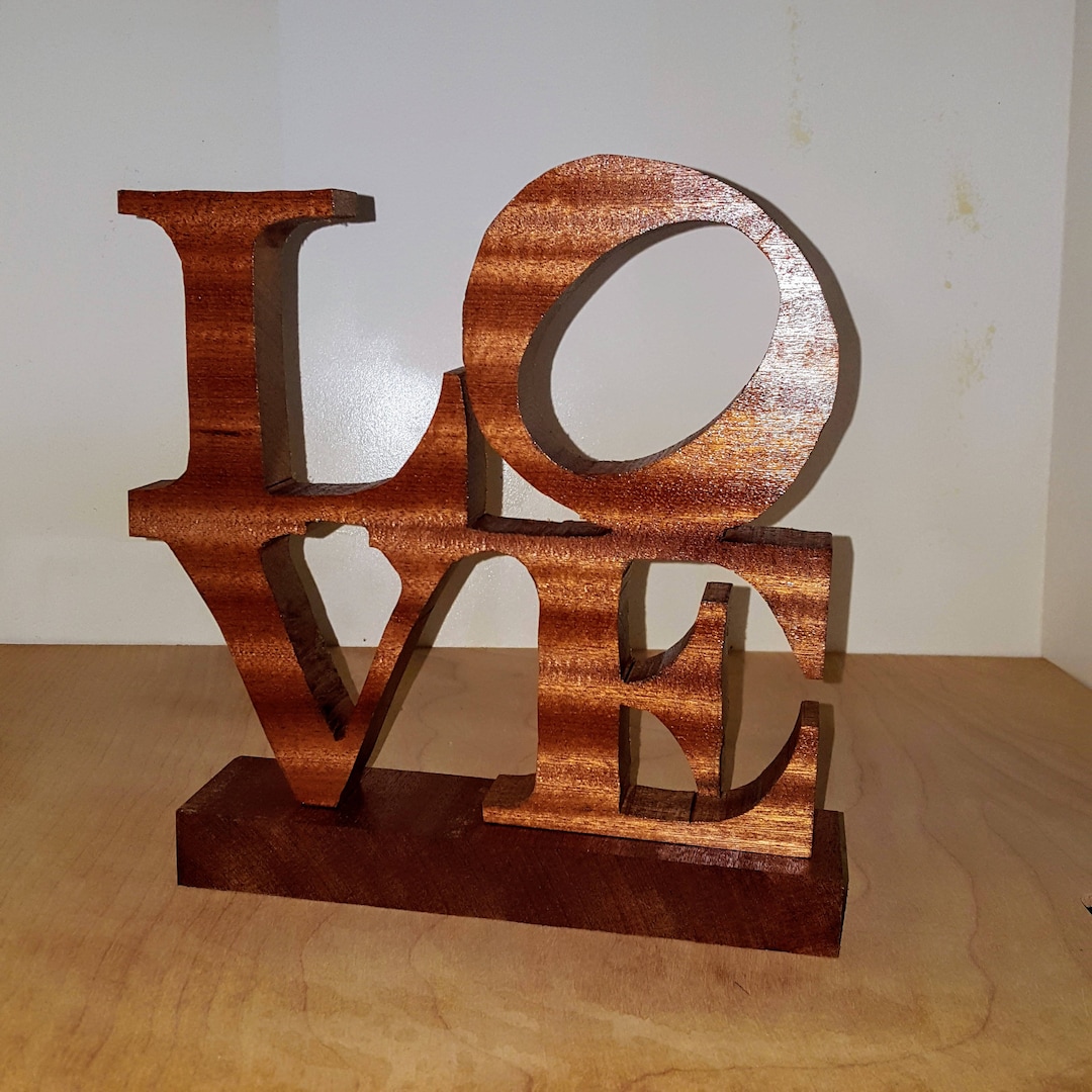 Love Sign Wall Hanging or Base Mounted - Etsy
