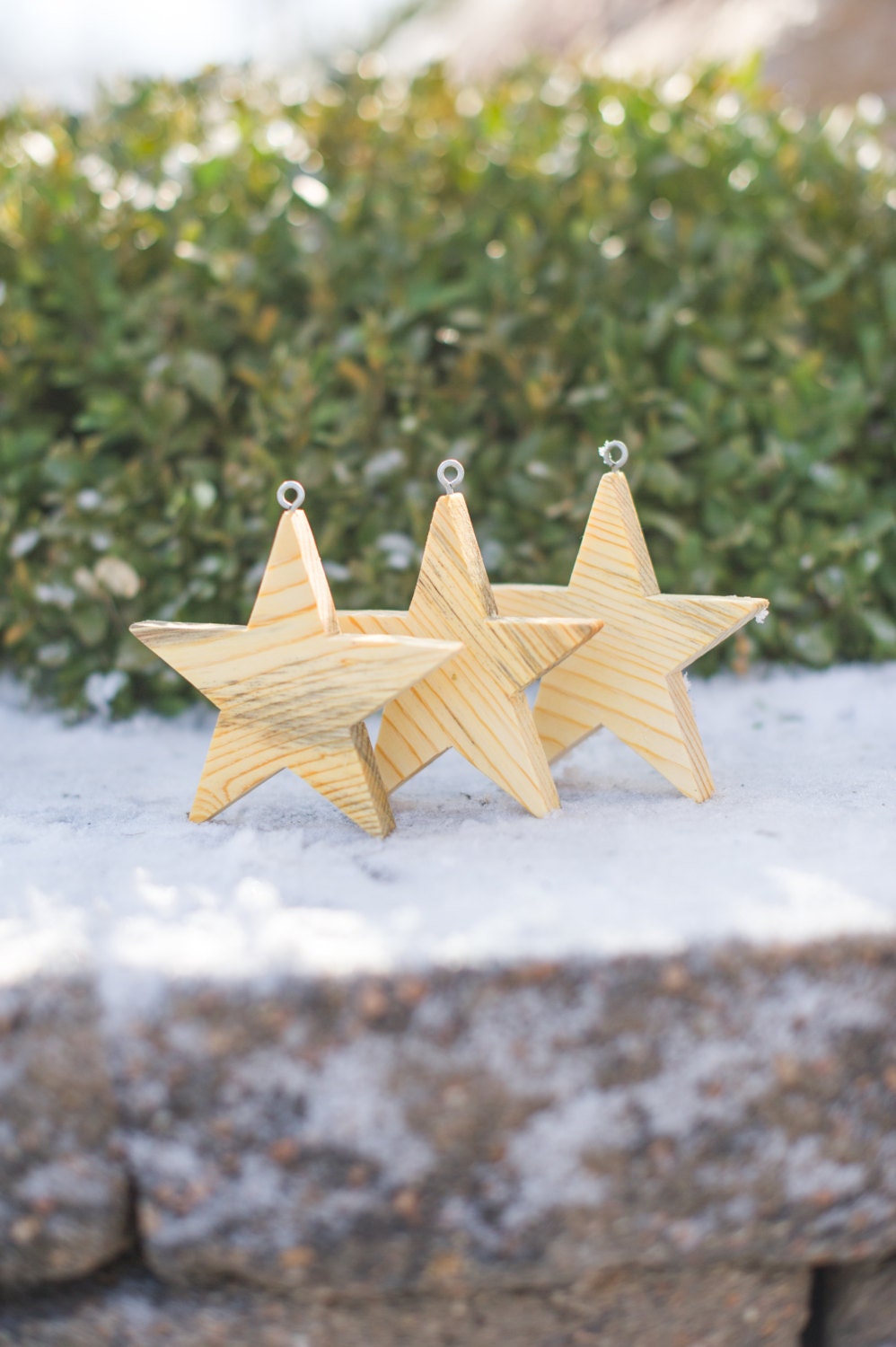 Mini Wooden Star Christmas Ornament - Etsy