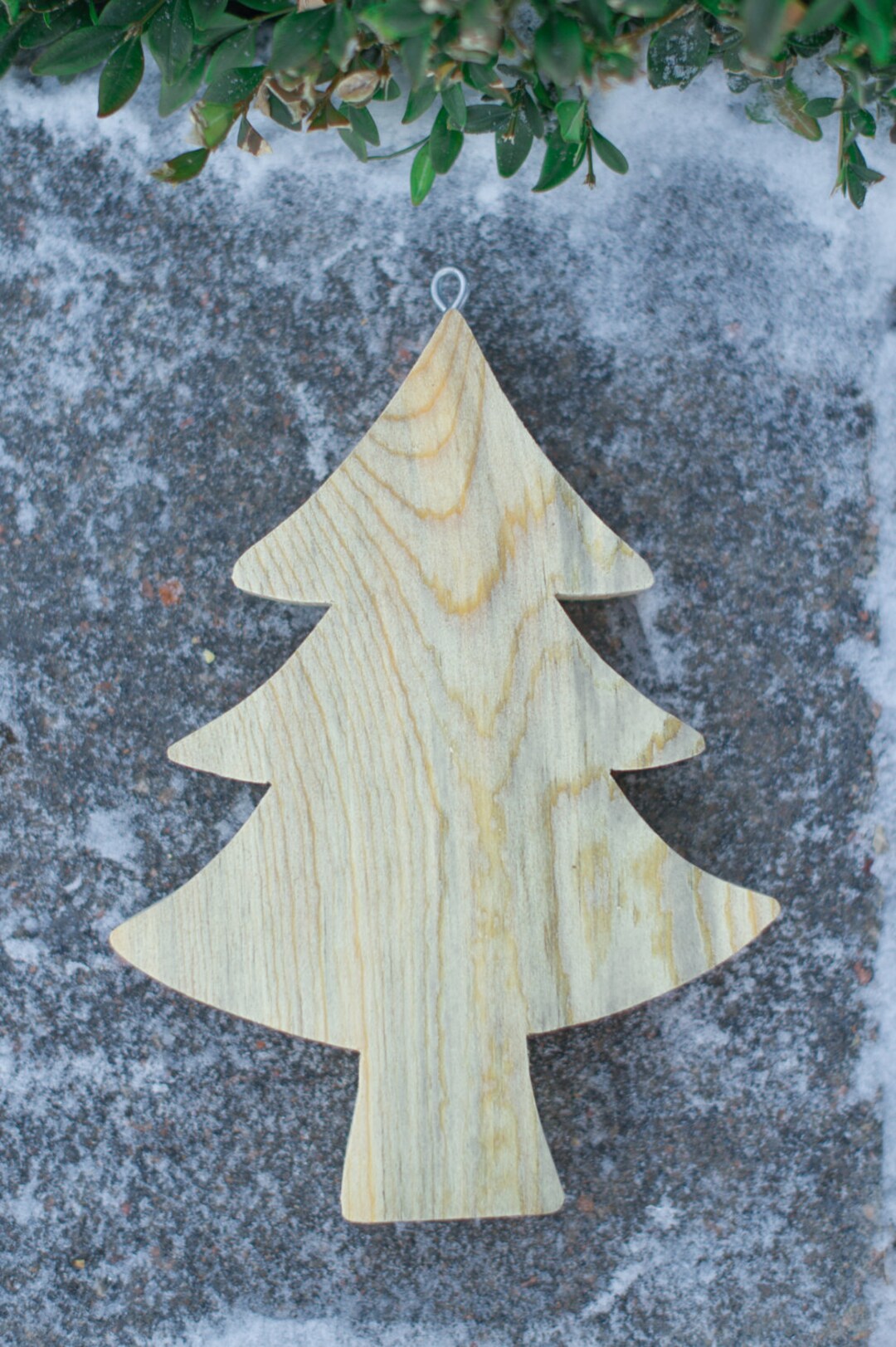 Wooden Spruce Tree Christmas Ornament - Etsy
