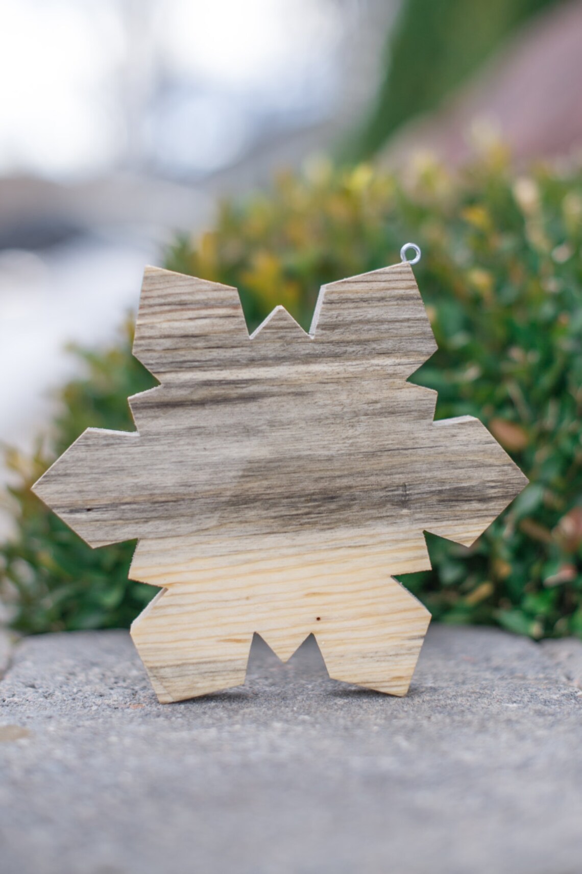 Wooden Snowflake Christmas Ornament - Etsy
