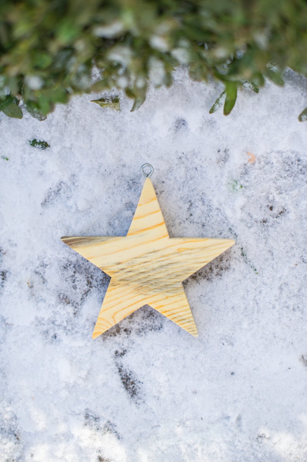 Mini Wooden Star Christmas Ornament - Etsy