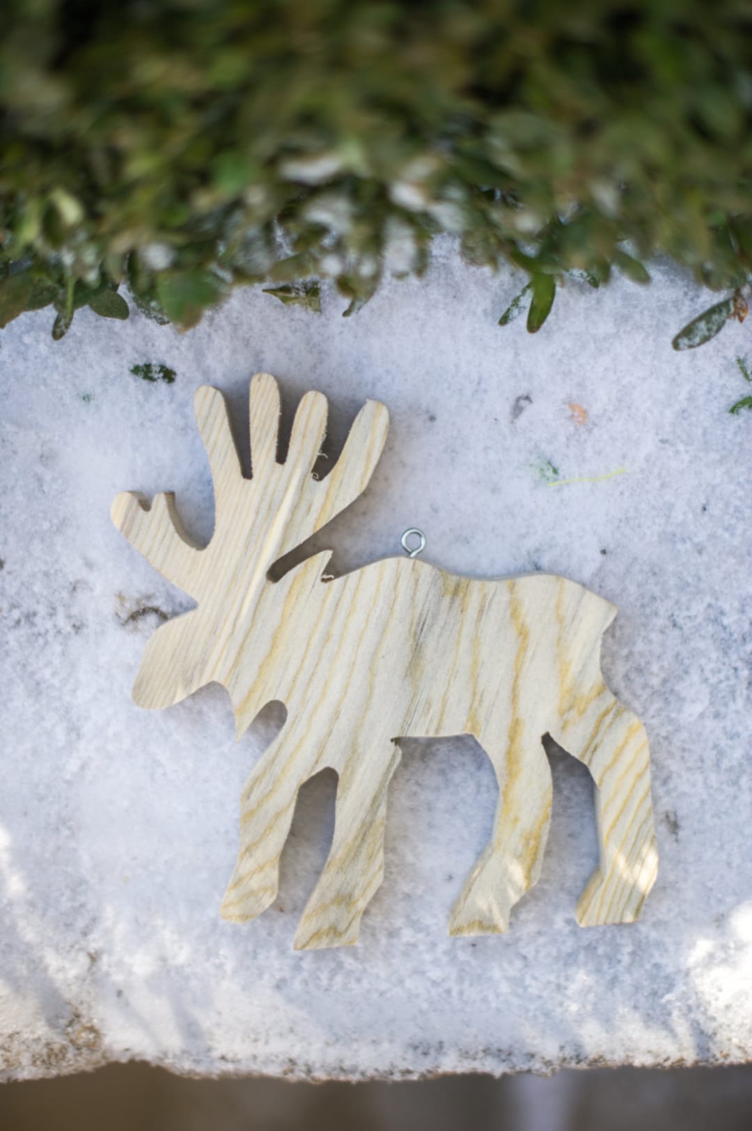 Wooden Moose Christmas Ornament - Etsy