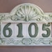 Custom Hand Painted Ceramic House Number Tile Placque or - Etsy