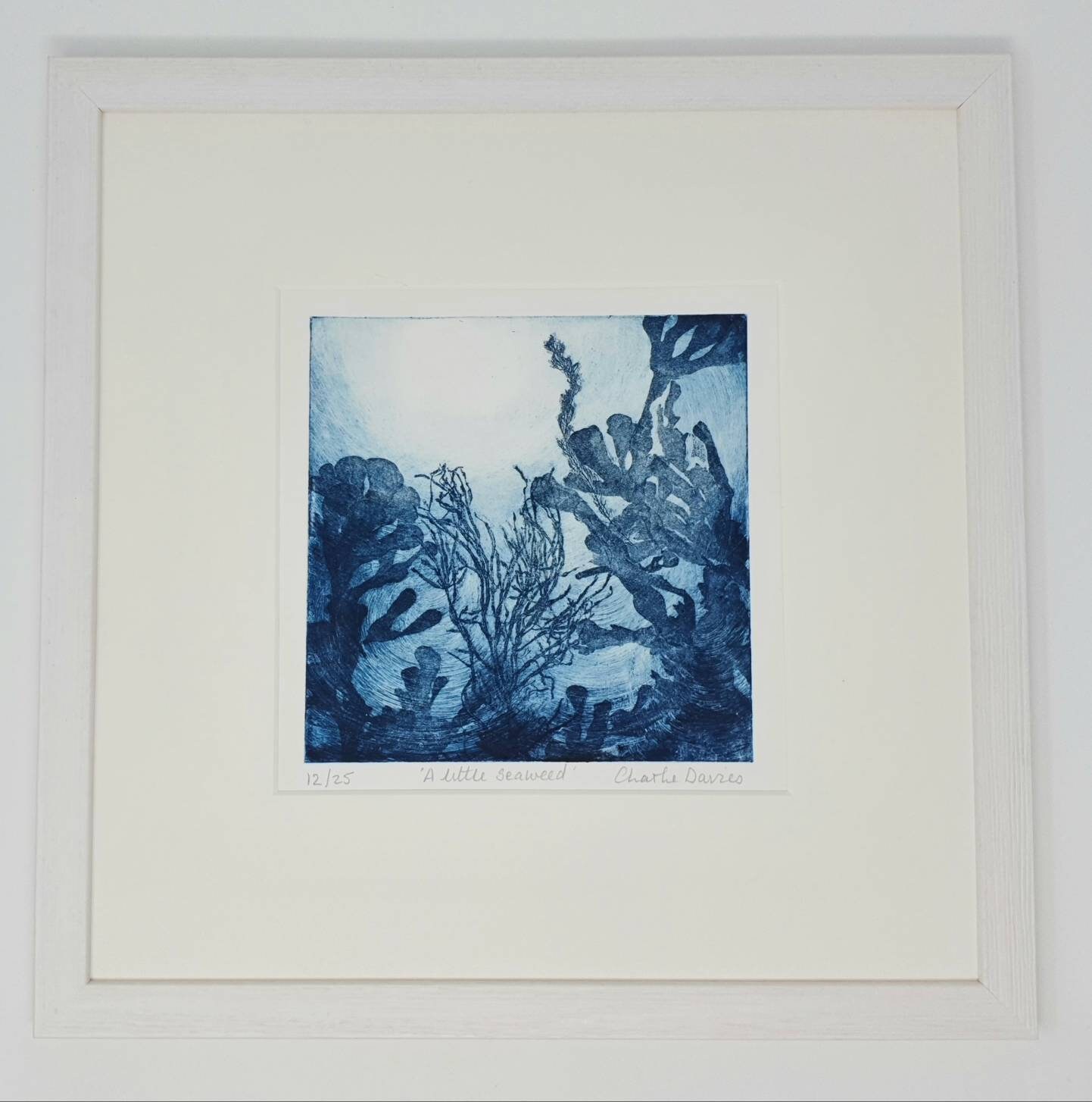 Seaweed Etching Print//under the Sea//fine Art Print//unframed - Etsy UK