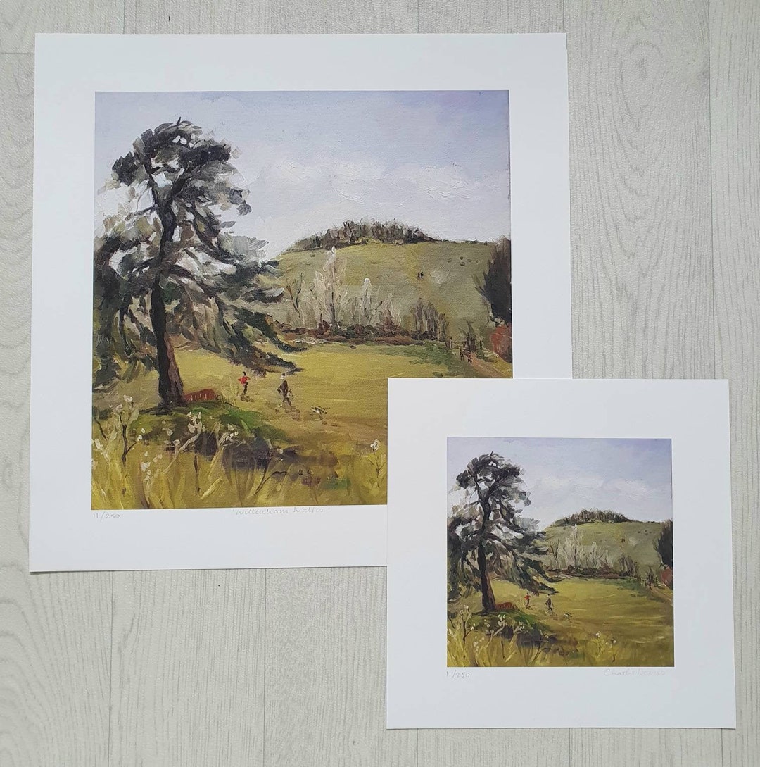 Wittenham Walks Print; High Quality Giclee Reproduction of My Original ...