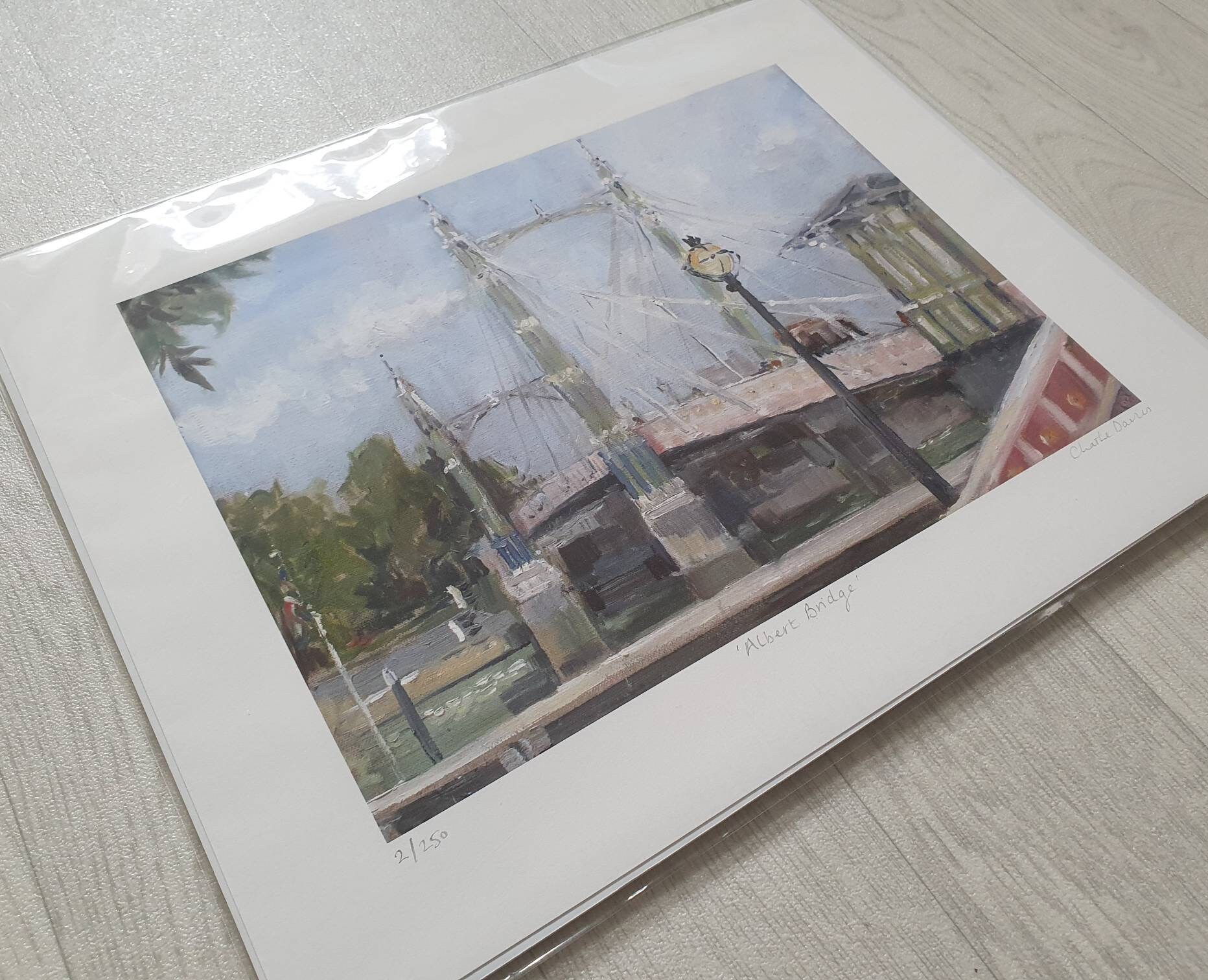 Albert Bridge Print // London Bridges//landscape Giclee Print - Etsy ...