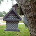 Reclaimed Wood Chevron Pattern Craftsman Birdhouse - Etsy