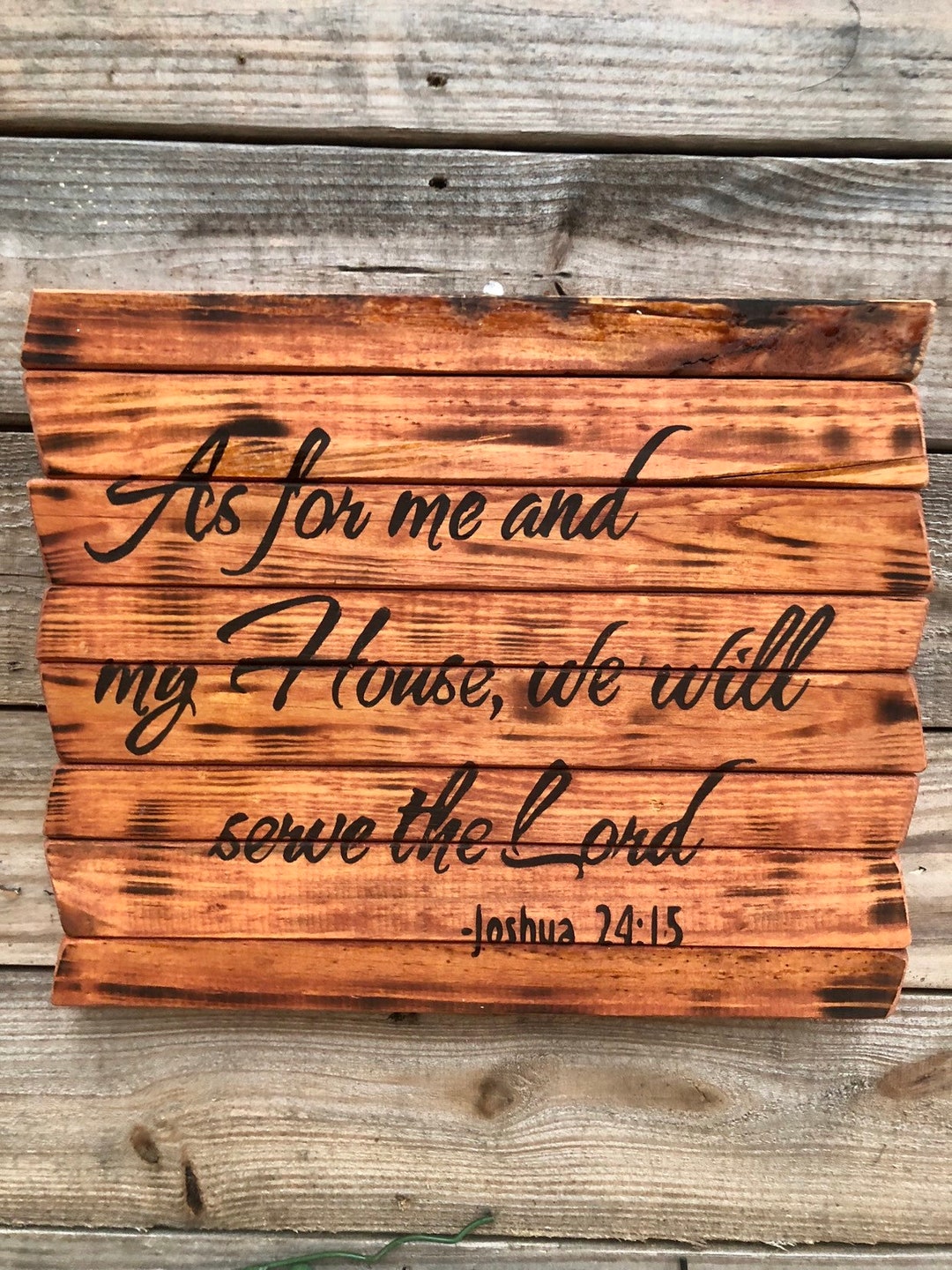 Recycled Wood Large Rustic Farmhouse Style Wood Sign 17"w X 13 3/4" H ...