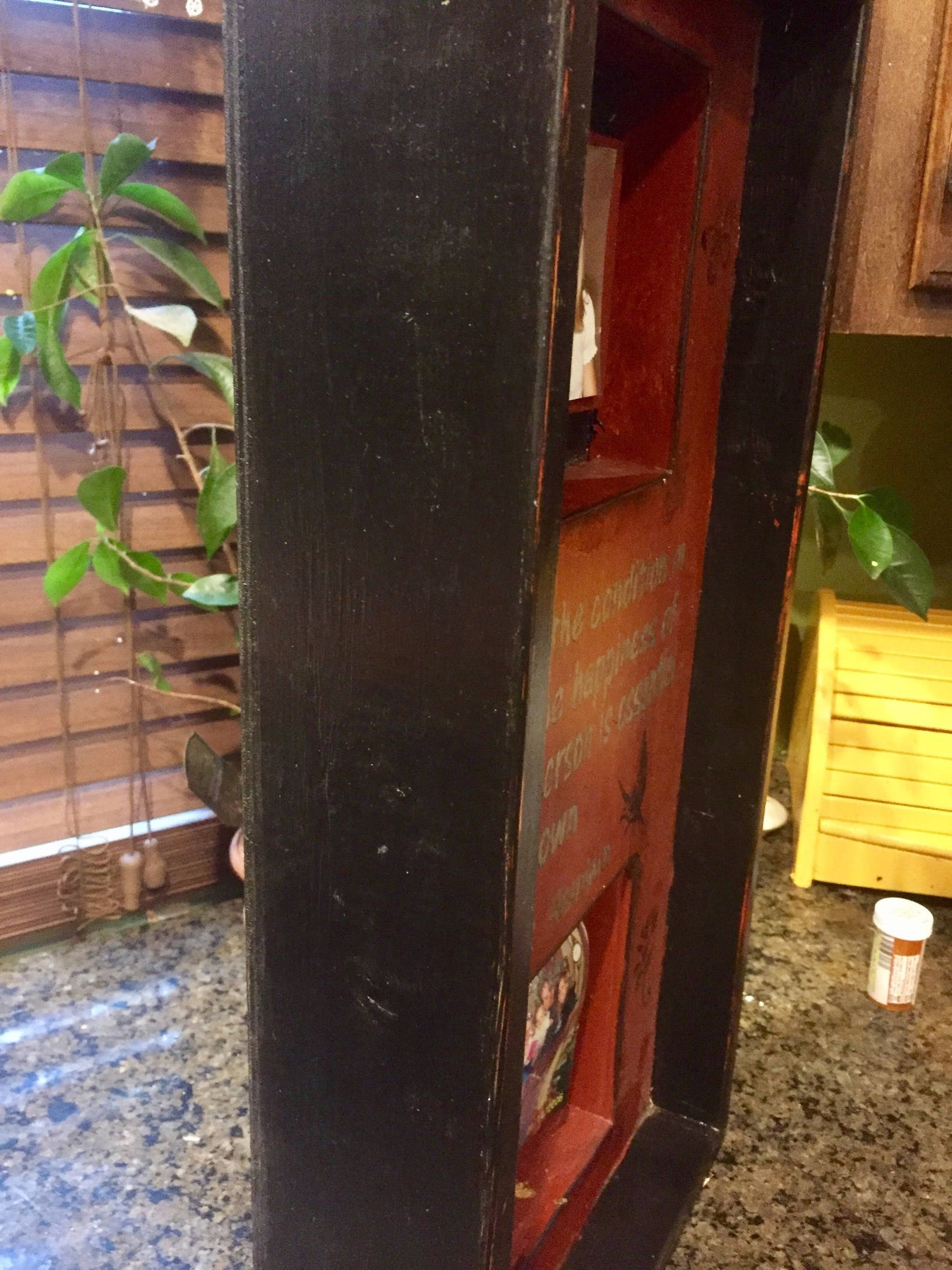 Handmade Double Box Picture Frame With Happiness Quote - Etsy