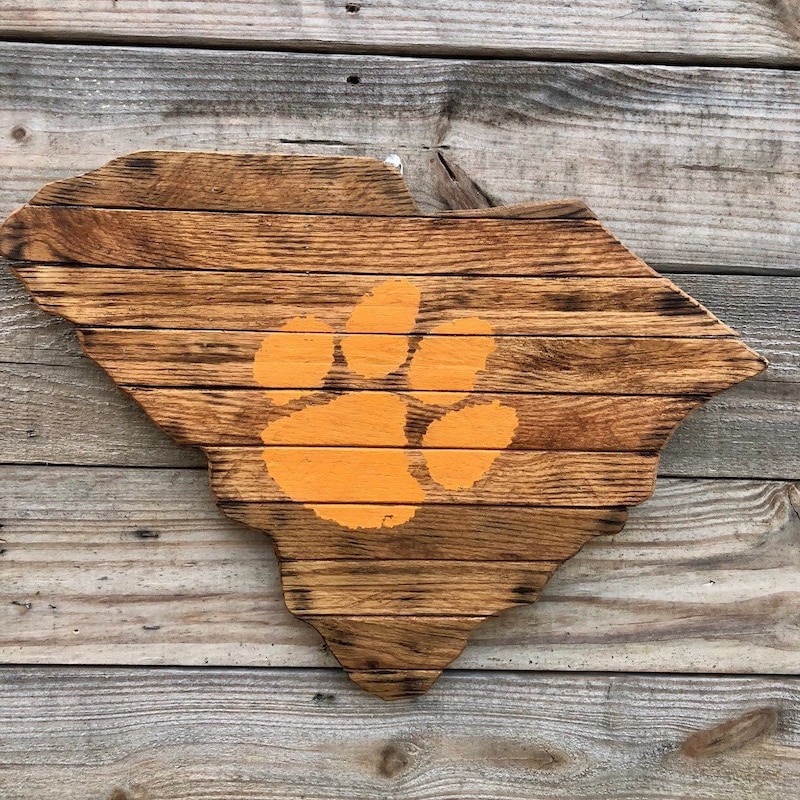 Clemson Sign - Etsy