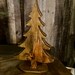 Large 14” Solid Wood Farmhouse Style Christmas Tree or Year Round Tree ...