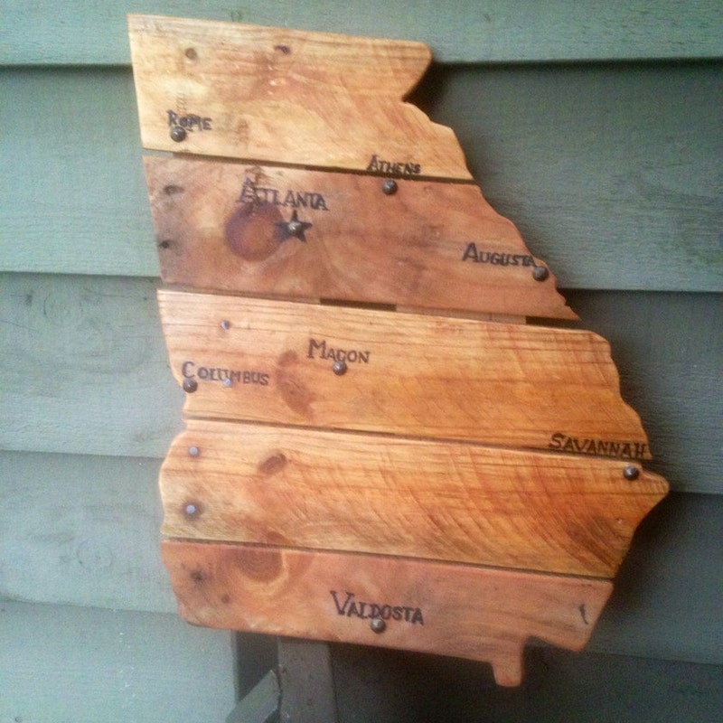 Pallet Map - Etsy