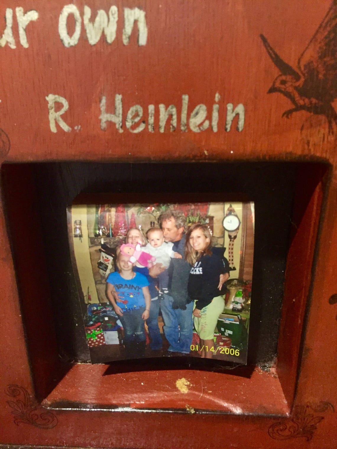 Handmade Double Box Picture Frame With Happiness Quote - Etsy