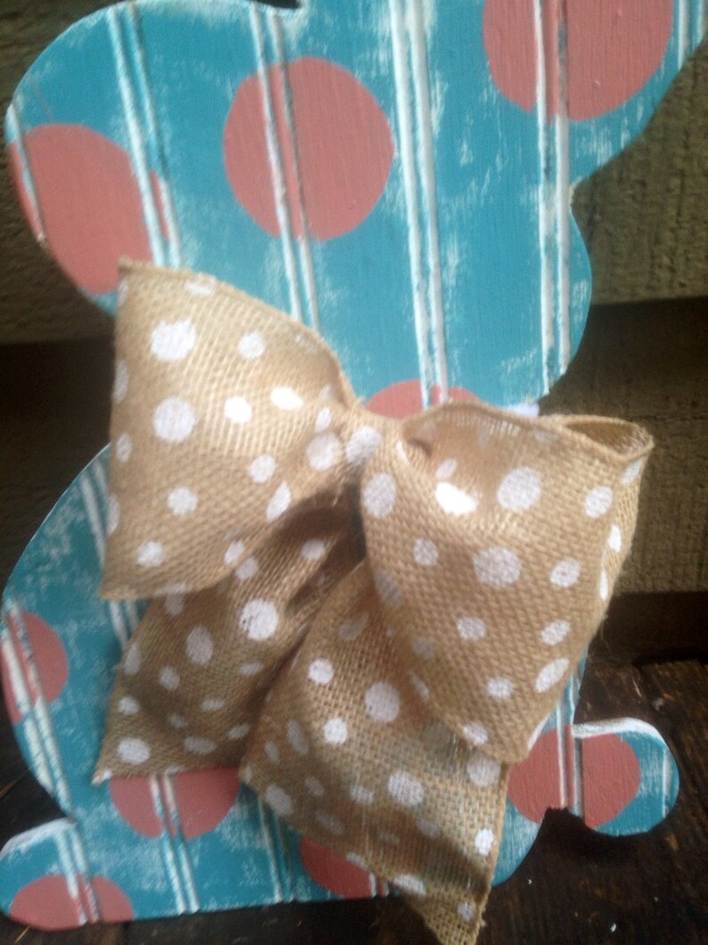 Beadboard Painted Rabbit Door Hanger. Easter Bunny Wooden Door - Etsy