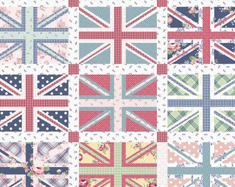 Union Jack Quilt Pattern | Etsy