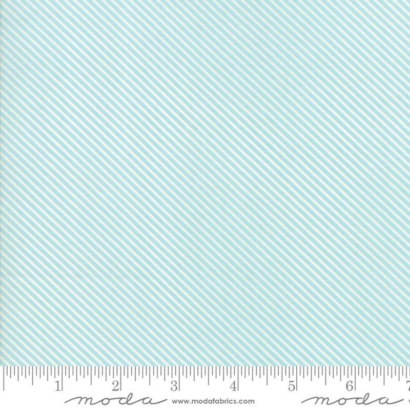 Aqua Striped Fabric - Etsy