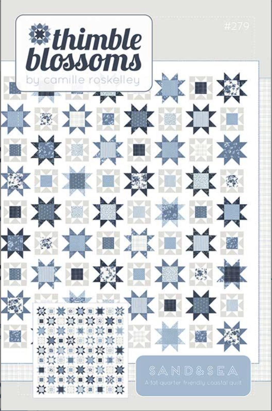 Sand and Sea Star Quilt Pattern by Thimble Blossoms - Etsy