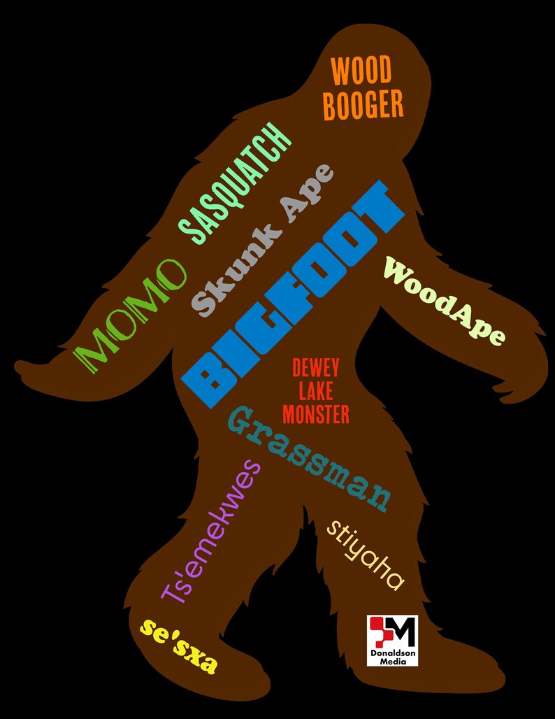 Bigfoot by Many Names Sticker - Etsy