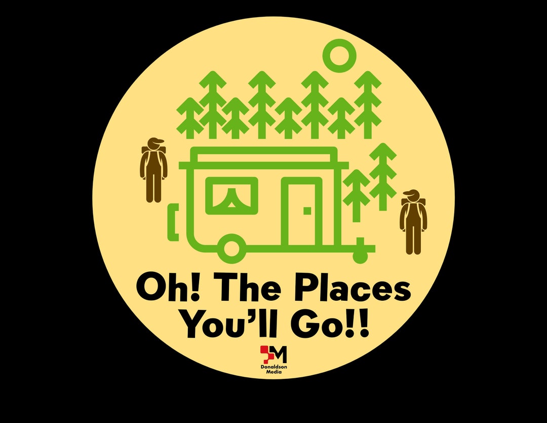 Oh the Places You'll Go Sticker - Etsy