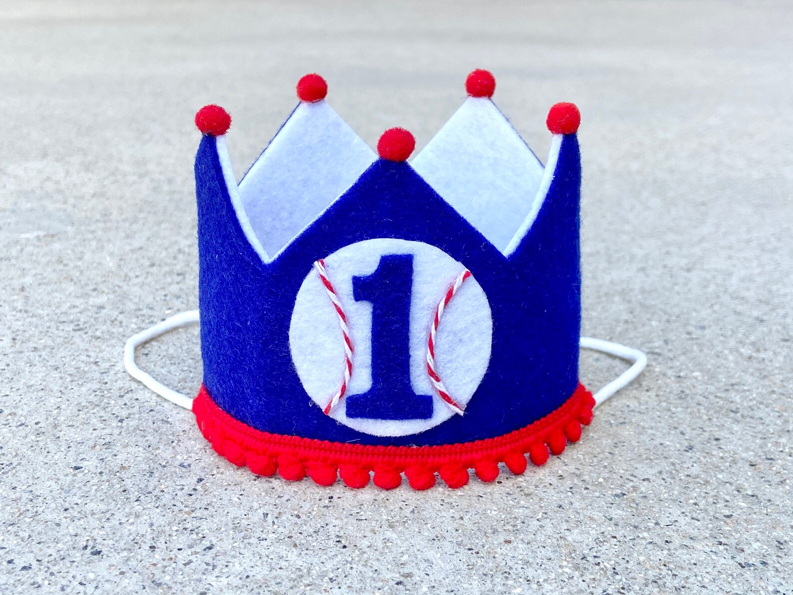 Boys 1st Birthday Baseball Crown Boys First Birthday Rookie - Etsy