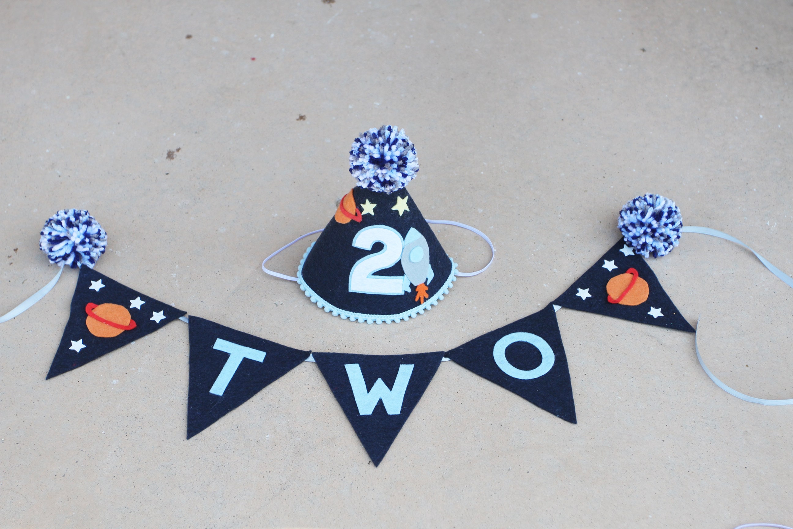 Boys Space Party Birthday Hat Rocket Birthday Hat First | Etsy