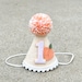 Peach Birthday Hat - One Sweet Peach Hat - Sweet as a Peach Party Hat ...