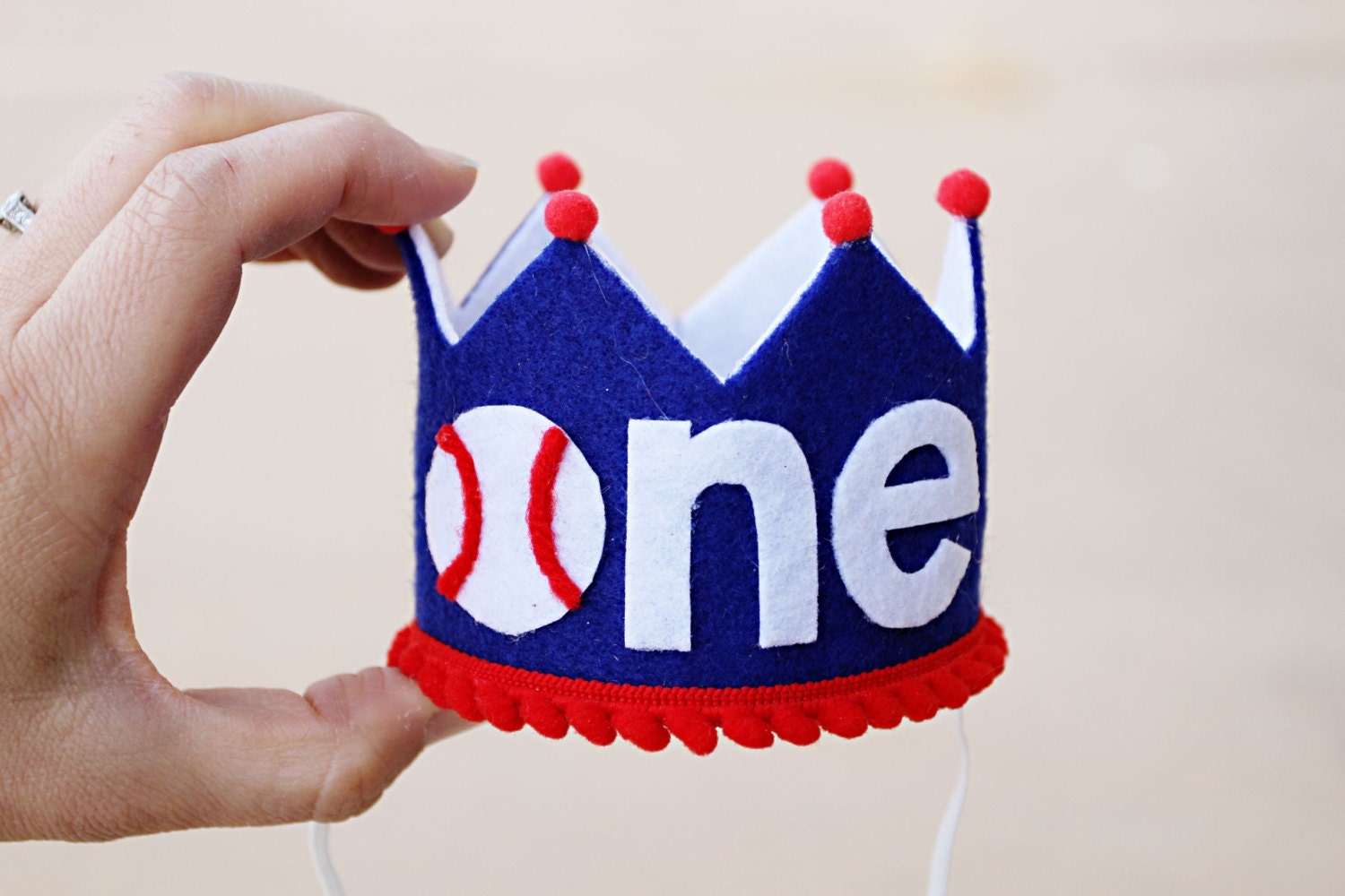 Boys 1st Birthday Baseball Crown Boys First Birthday Rookie - Etsy