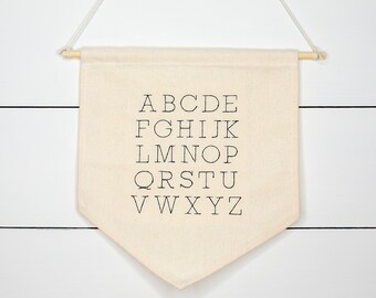 Hanging Alphabet Banner - Etsy