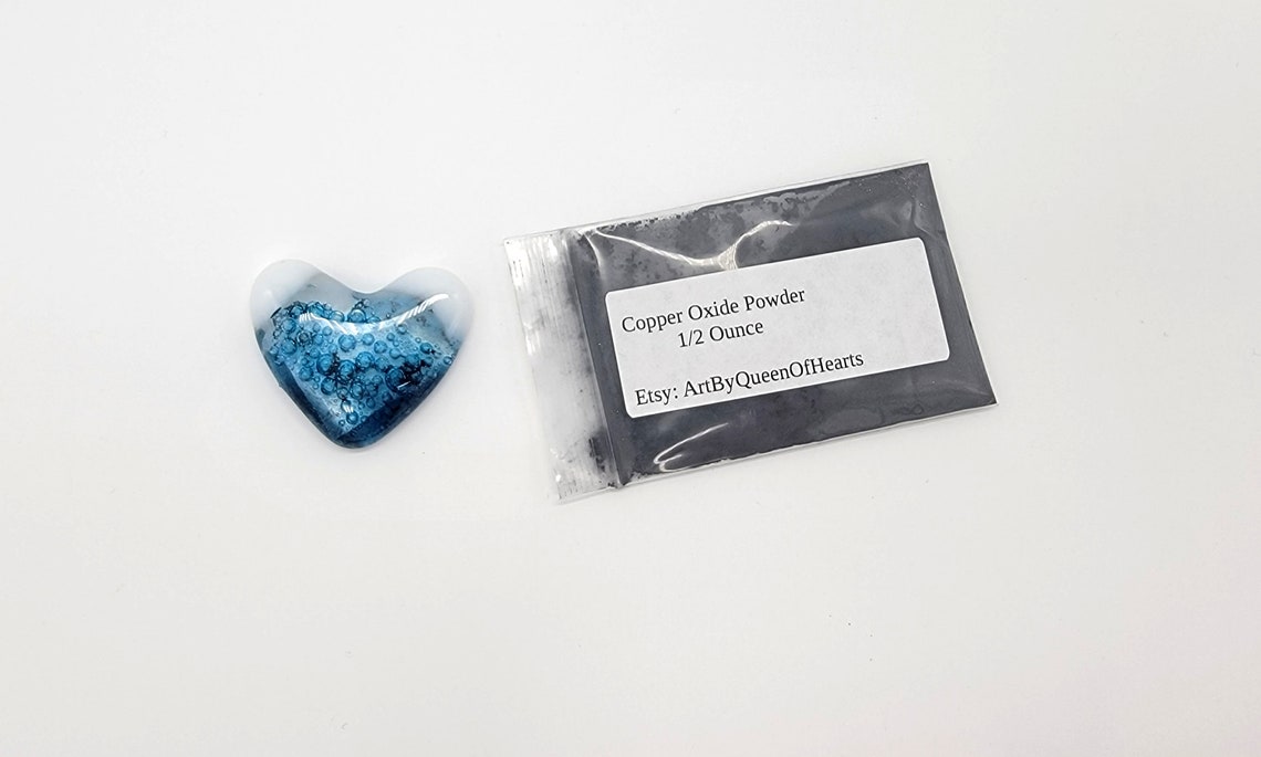 Copper Oxide Powder for Blue Bubbles in Fused Glass - Etsy