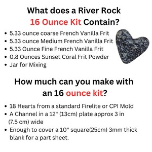 River Rock Reaction Kit Bullseye Glass River Rock Reaction Sampler Kit ...