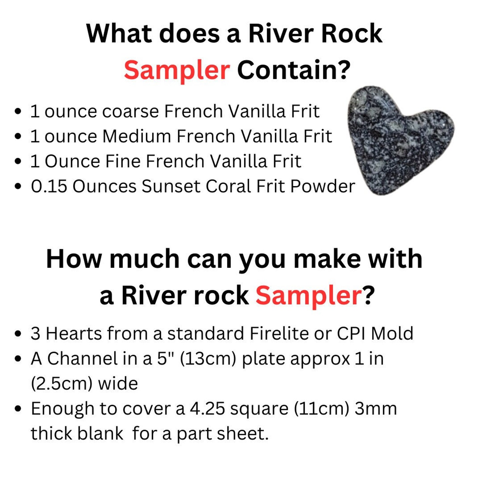 River Rock Reaction Kit Bullseye Glass River Rock Reaction Sampler Kit ...