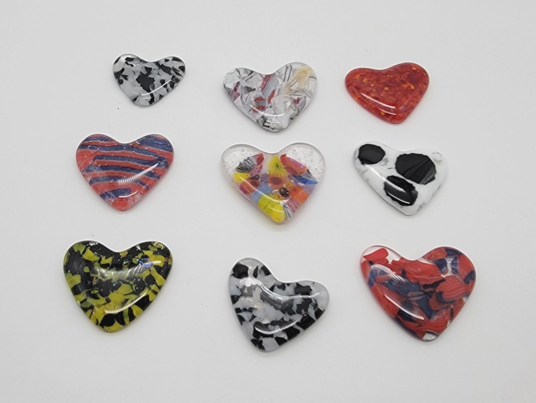 Pocket Heart Worry Stones Set 2 Seconds - Etsy