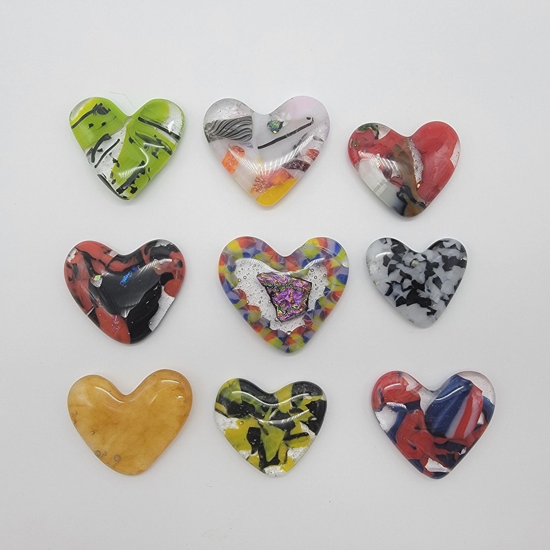 Pocket Heart Worry Stones Set 1 Seconds - Etsy