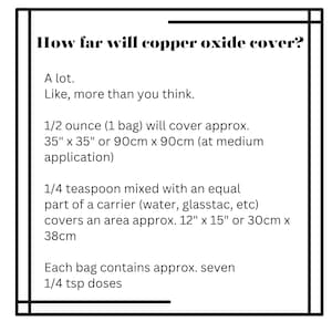 Copper Oxide Powder for Blue Bubbles in Fused Glass - Etsy