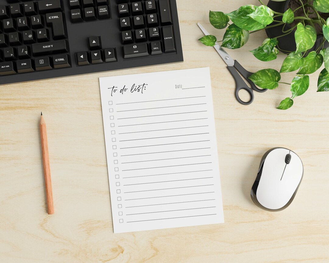 To Do Lists Task Lists Printable Templates Instant Download to Do List ...