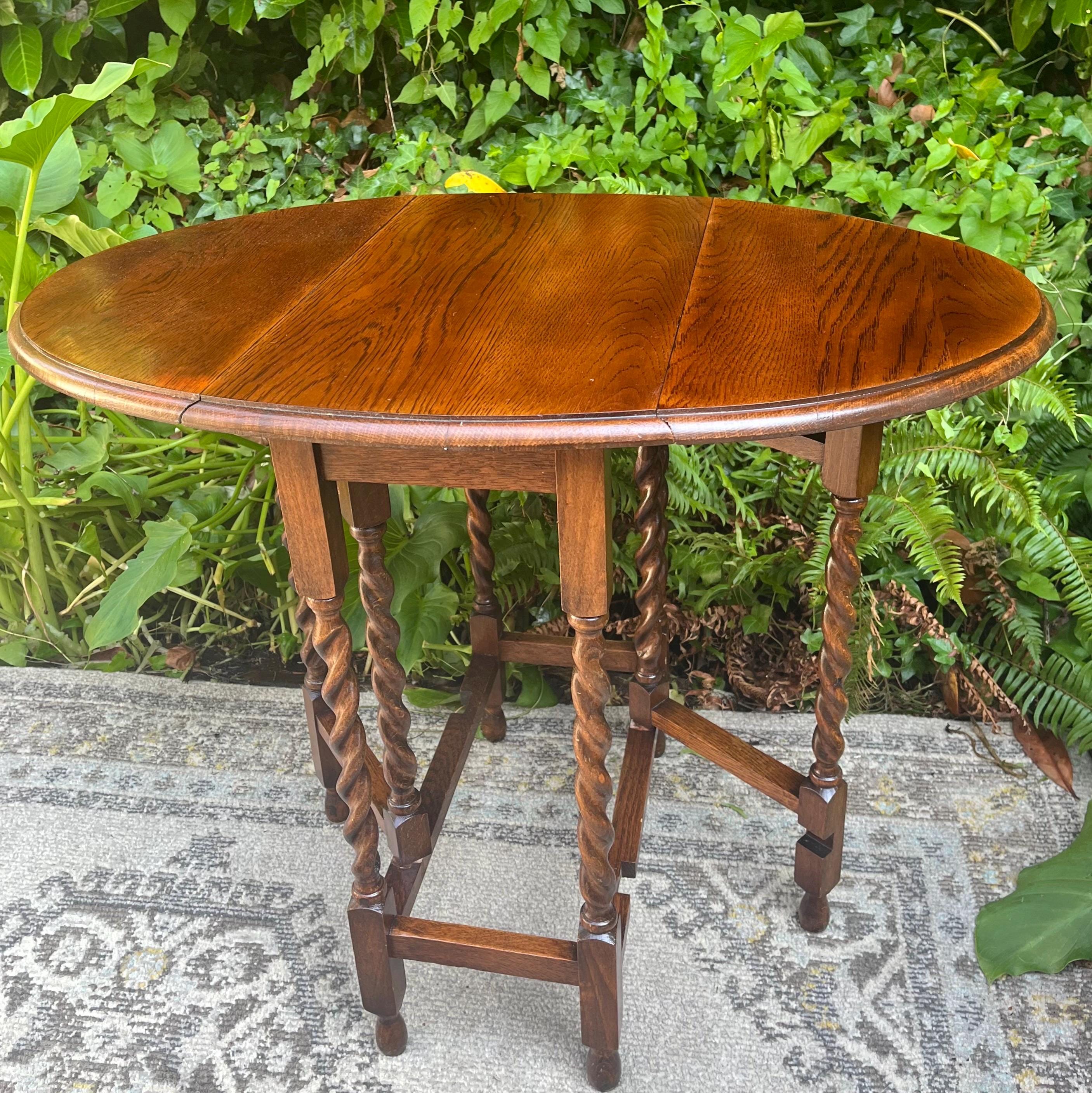 Oak drop leaf table for sale store