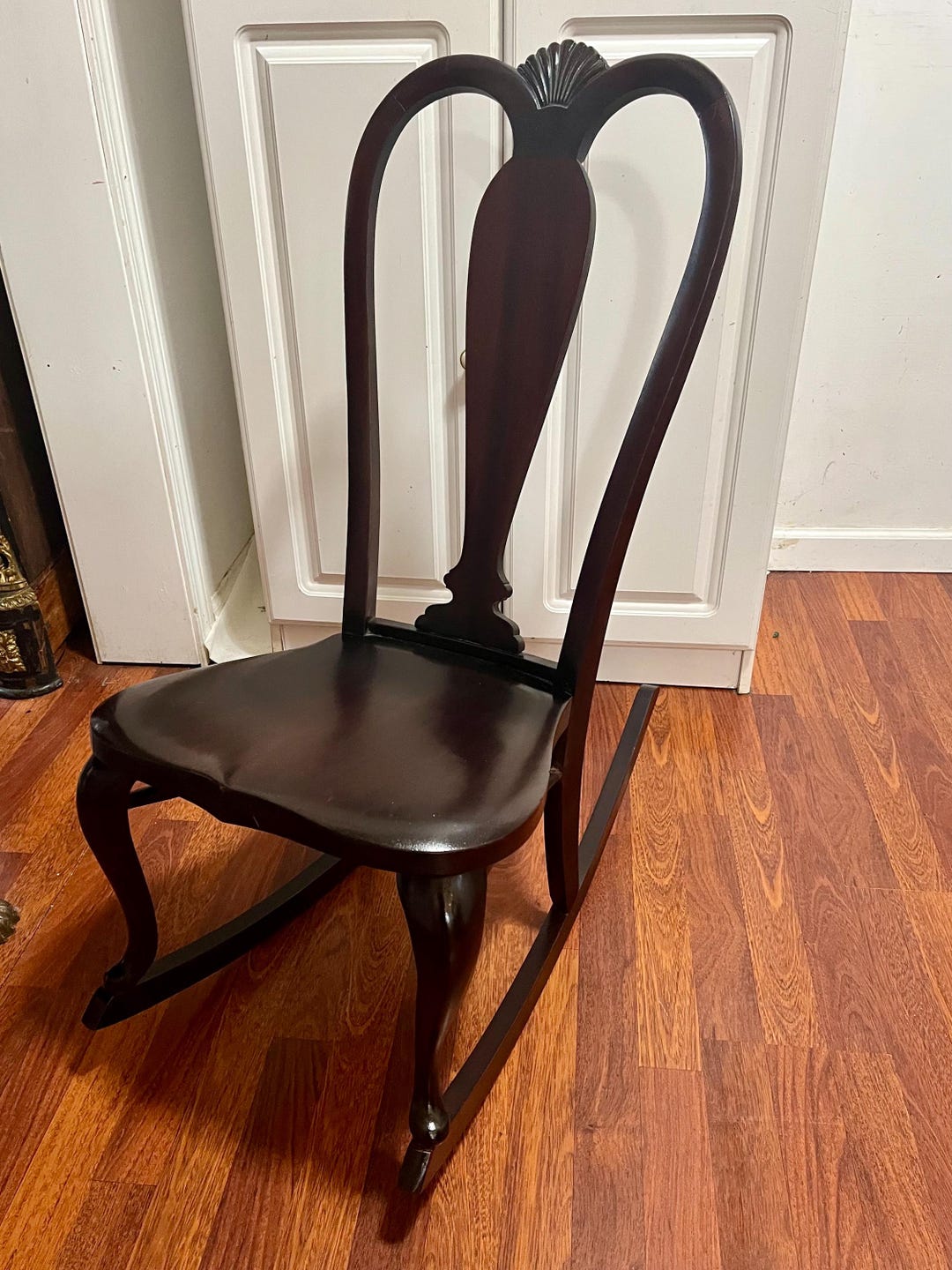 Antique Child’s Rocking Chair (1800’s) Queen Anne Style - Etsy