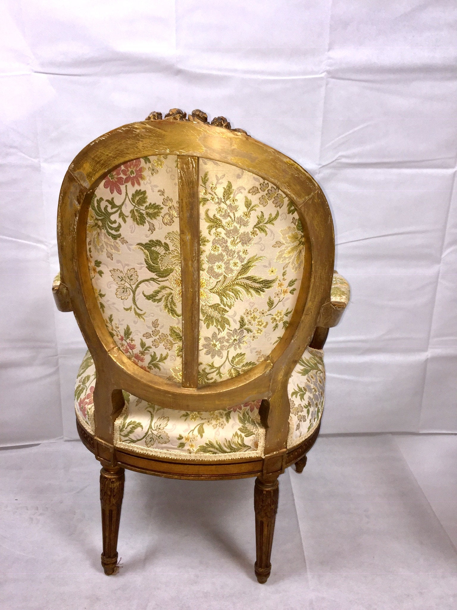 Chairs French Louis VXI Round Back 1800’s - Etsy