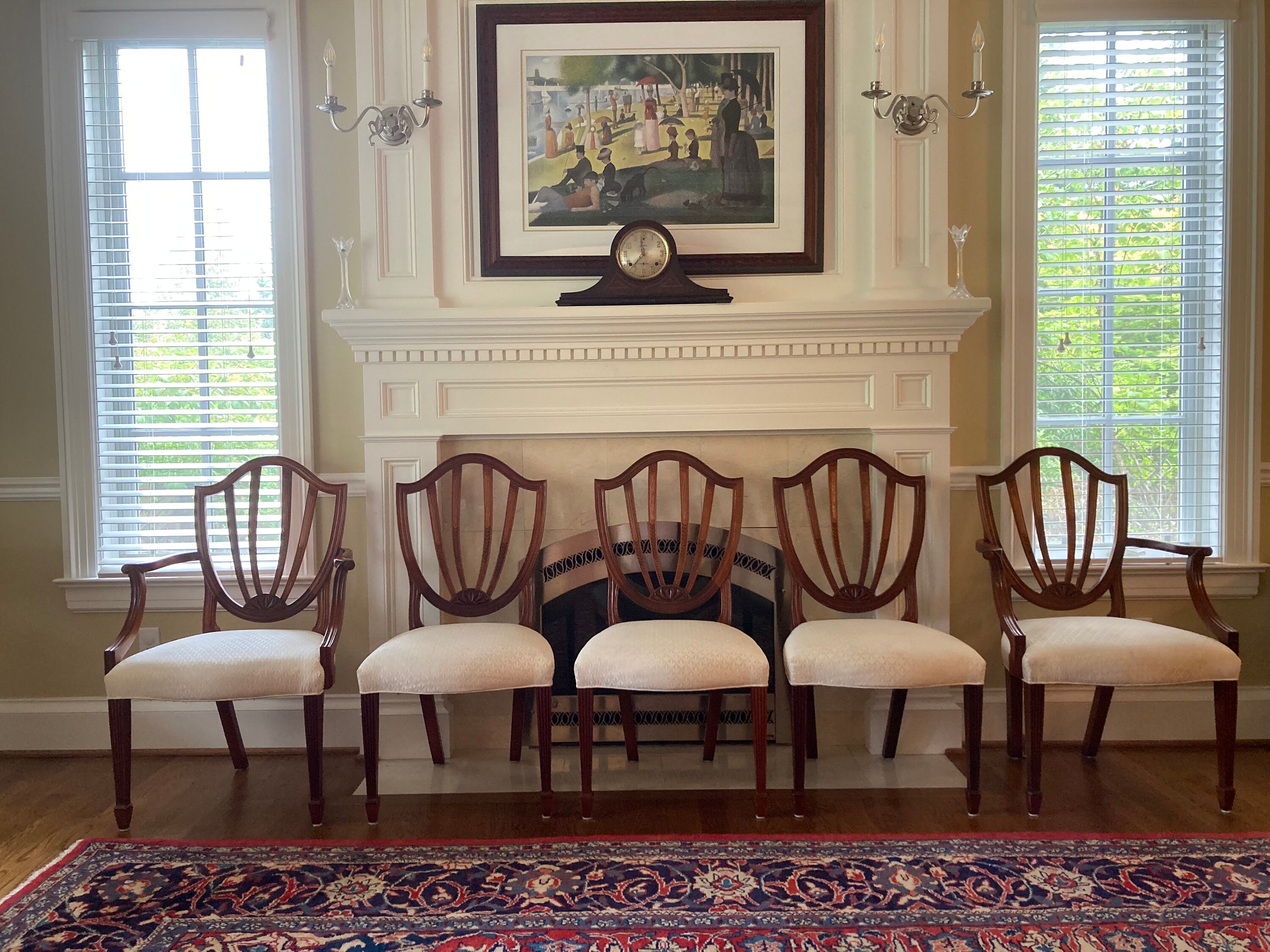 Chairs Baker Charleston Collection Hepplewhite Shieldback Vintage ...