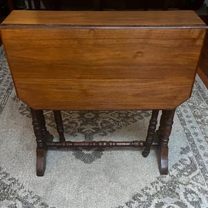 Antique English Gateleg Table Drop Side Southerlsnd - Etsy