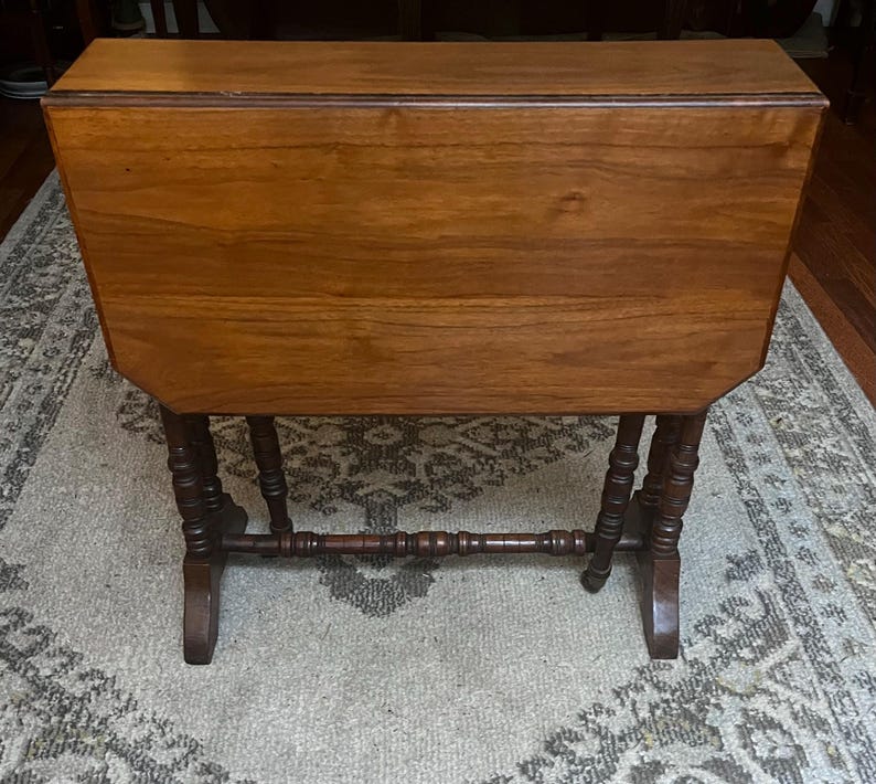 Antique English Gateleg Table Drop Side Southerlsnd - Etsy