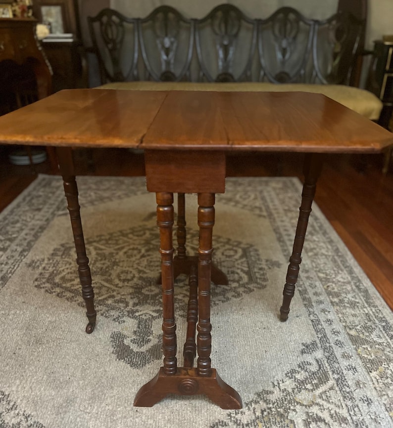 Antique English Gateleg Table Drop Side Southerlsnd - Etsy