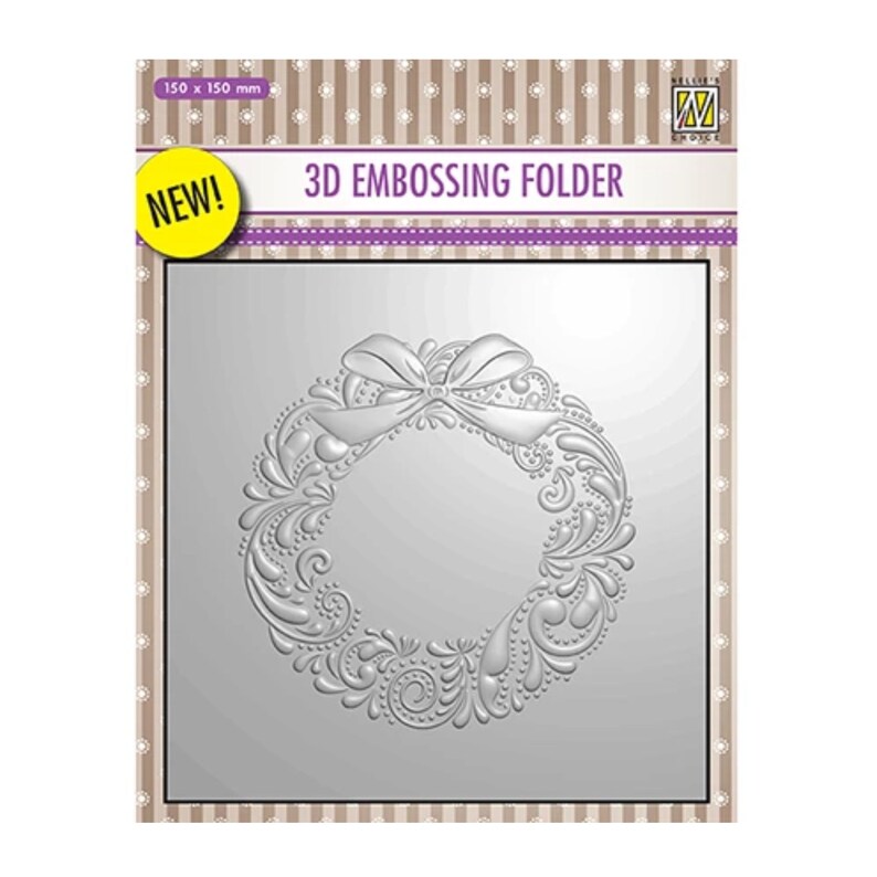 Embossing Folder Wreath Christmas 3D by Nellie Snellen Craft | Etsy Embossing Folder Wreath Christmas 3D by Nellie Snellen Craft | Etsy