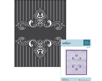 Craft Supplies & Tools Stamping 3D Embossing folder Sunburst Frame ...