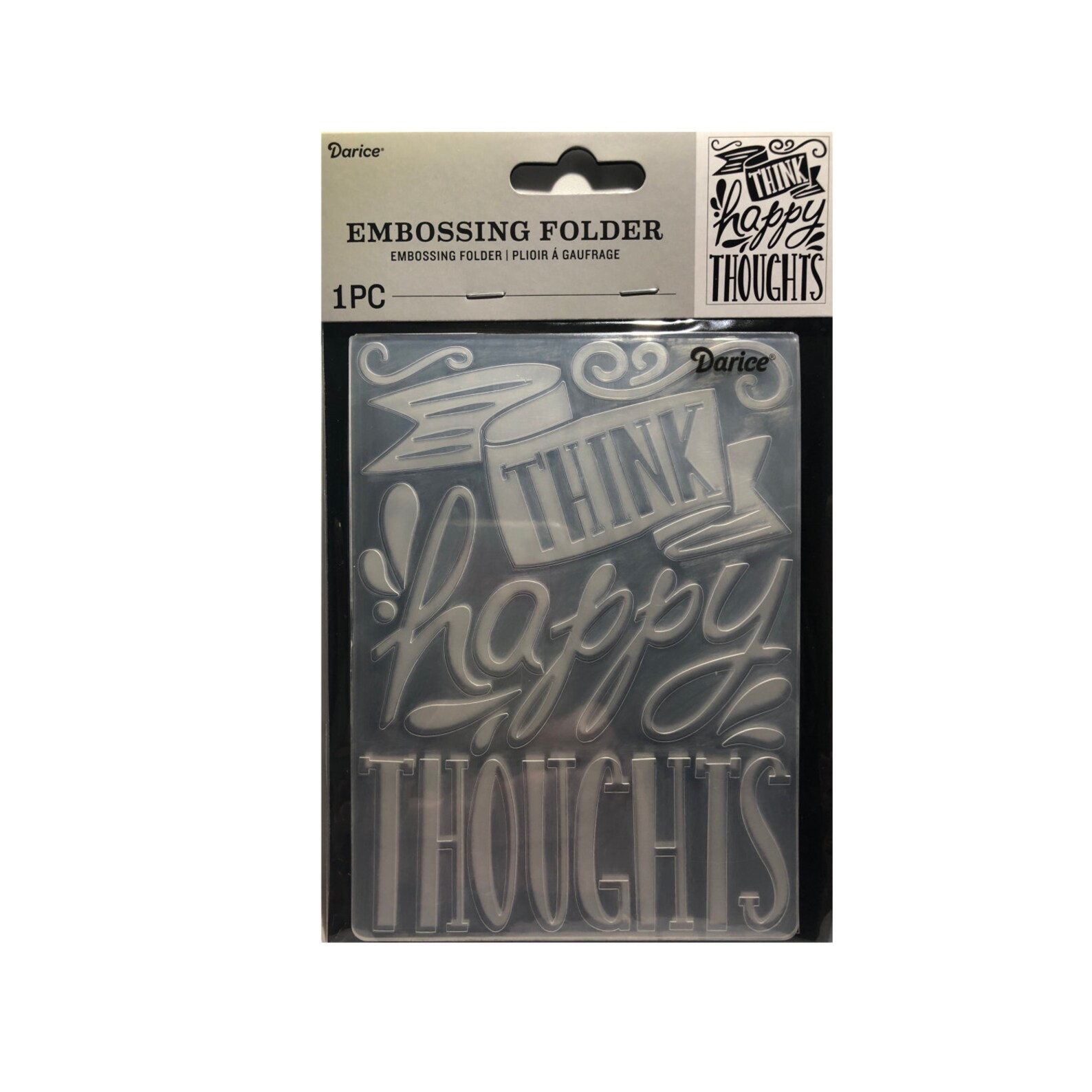 Embossing Folder Happy Thoughts by Darice Craft Folders - Etsy