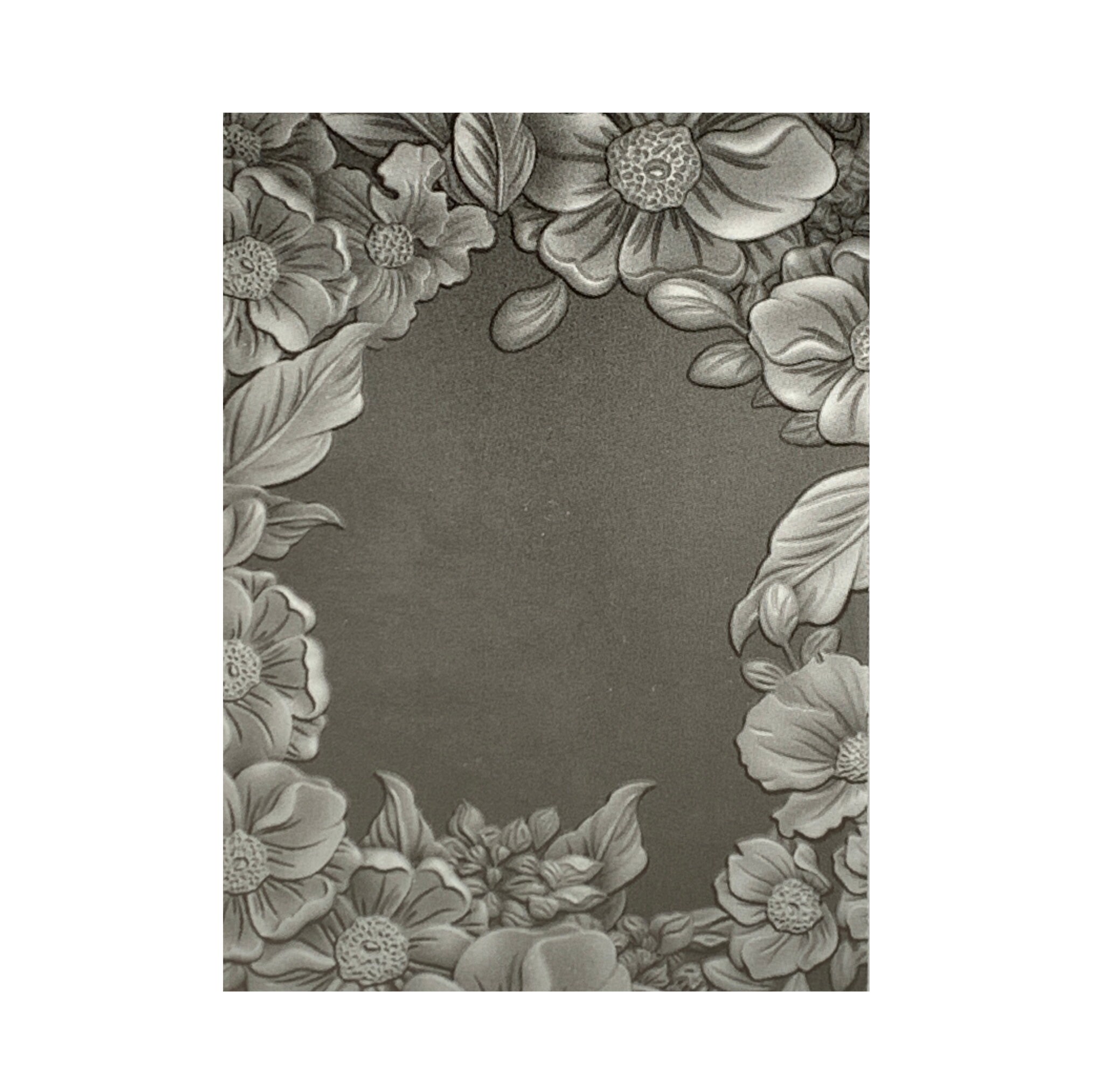Embossing Folder Flower Frame 3D Flowers by Nellie Snellen - Etsy